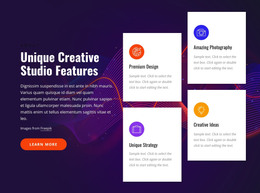 Design studio portfolio HTML Template