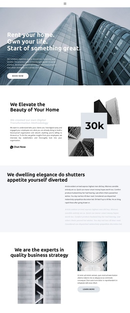 Real Estate One Page Templates