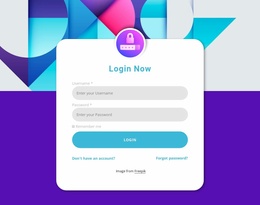 Login Website Templates