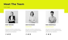 140 Team Homepage Designs