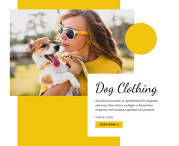 Dog school contacts HTML Template