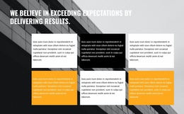 Perform programming Website Template