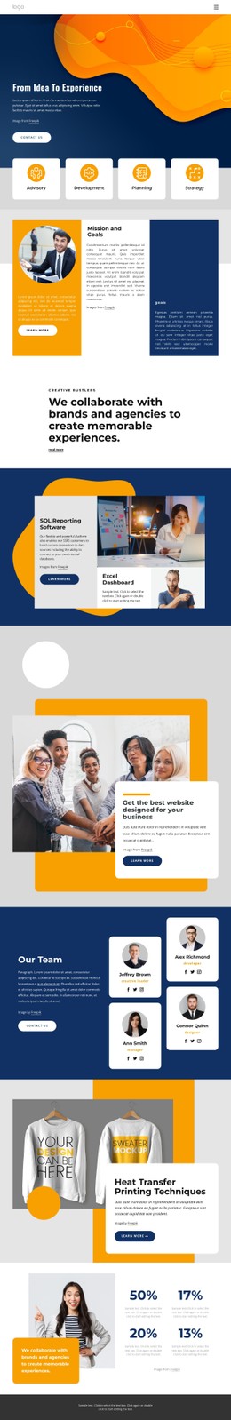 Amazing portfolio CSS Template