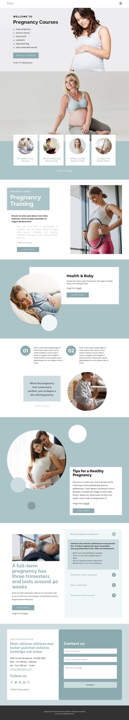 Medical One Page Templates