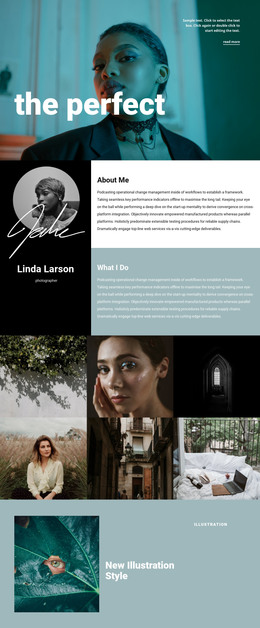 Web developer portfolio HTML Template