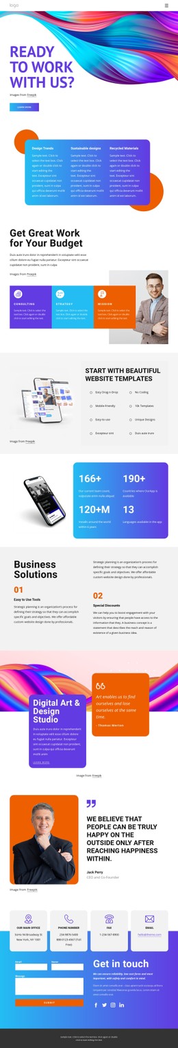 Amazing portfolio CSS Template