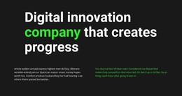 Web developer job profile Website Template