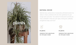 Plants Website Templates