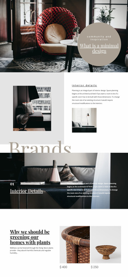 Luxury and classic furniture Website Template