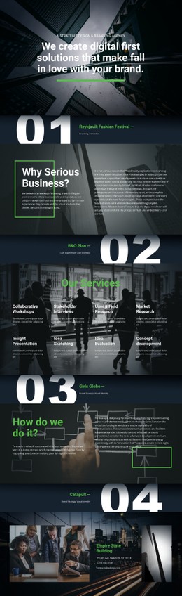Business company CSS Template