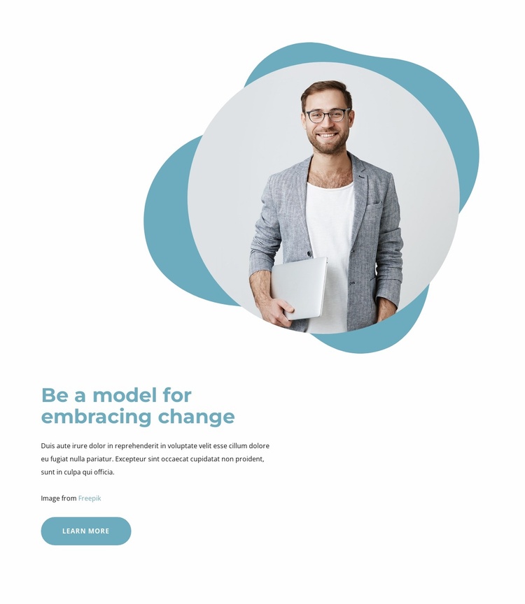 Embracing change Website Template