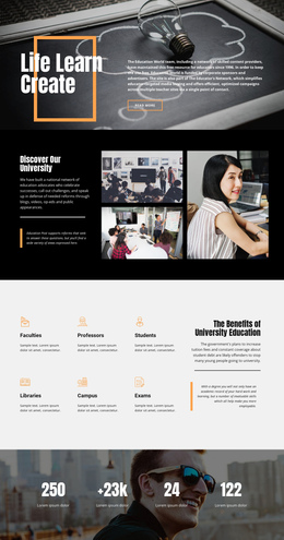 240 Education One Page Templates