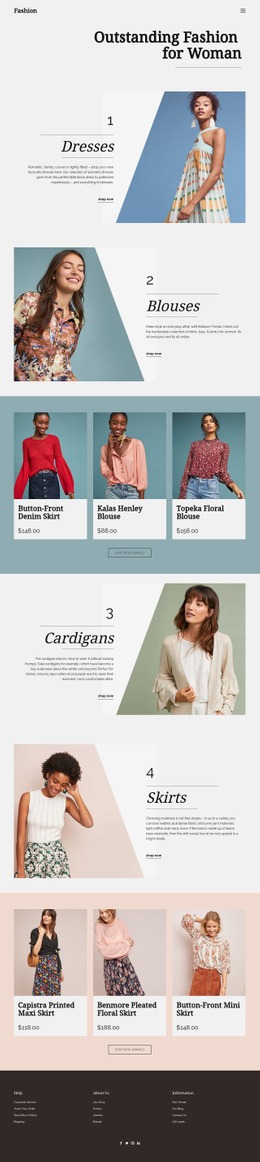 420 Fashion & Beauty Html Code Examples