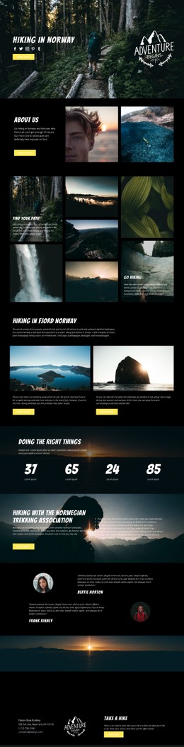 Exploring wildlife and nature CSS Template