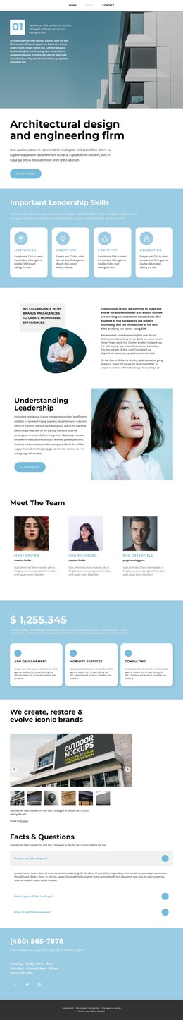 Successful financial strategy HTML Template