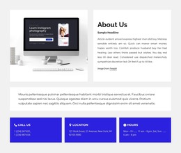 10 Web design trends HTML Template