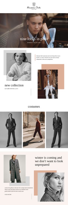 New collection CSS Template
