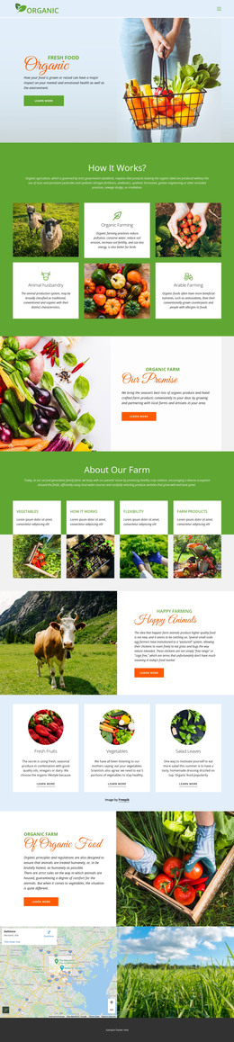 Recipes and cook lessons HTML Template