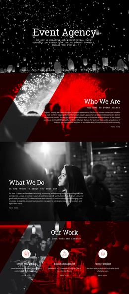 Professional photography portfolio Website Template
