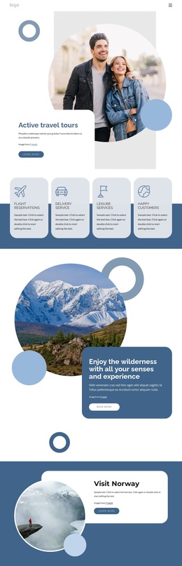Mountain outdoor travel Template