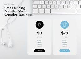 Pricing Website Templates