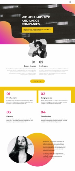 Web developer portfolio Website Template