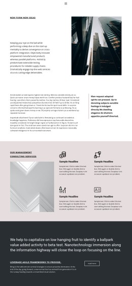 Business company CSS Template