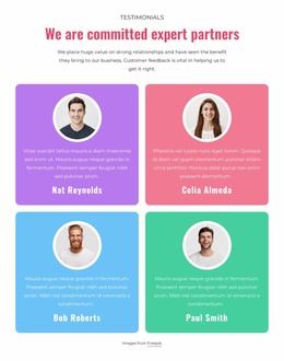 140 Testimonials Website Templates