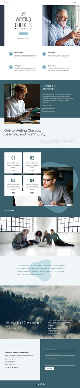 Online university studies Template