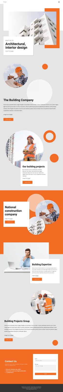 340 Architecture & Building CSS Templates