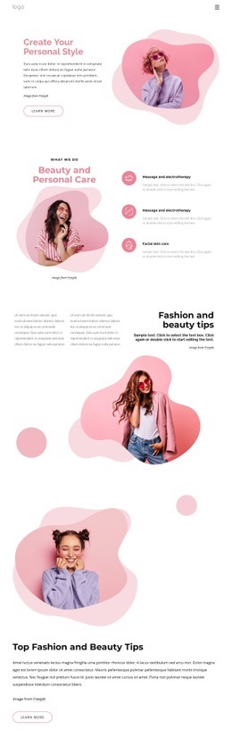 420 Fashion & Beauty Html Code Examples