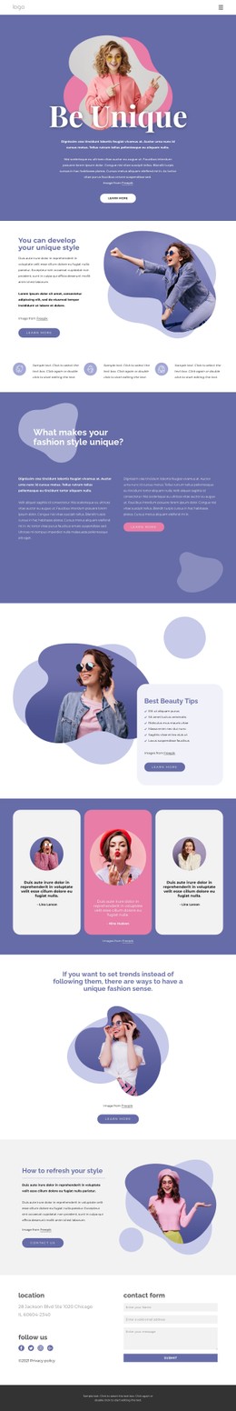 Aesthetic CSS Templates