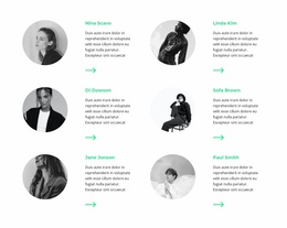 Business leading team Website Template