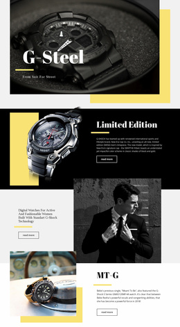 New collection Website Template