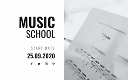 lIve music and concert tickets Website Template