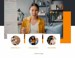 English education class Website Template