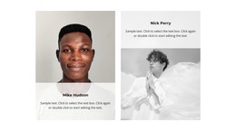 Biography HTML Templates