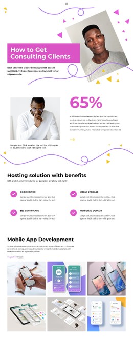 Amazing portfolio CSS Template