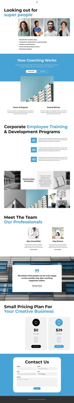 Innovative solutions and support HTML Template