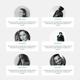 Biography HTML Templates