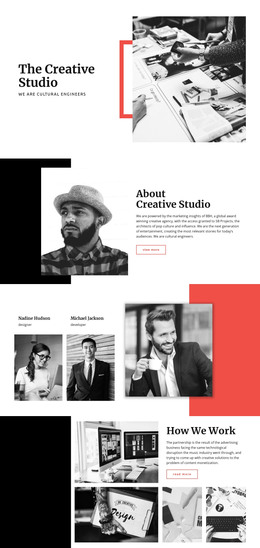 The Creative Studio Template