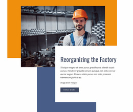 Industiral factory Website Template