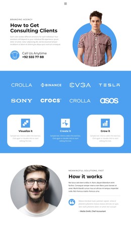 Innovative solutions and support HTML Template