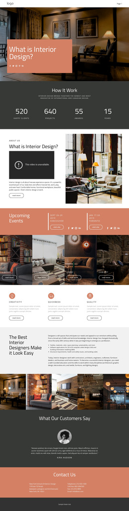 Design award HTML Template