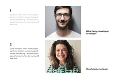 Four members Template