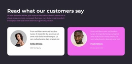 150 Testimonials Website Templates