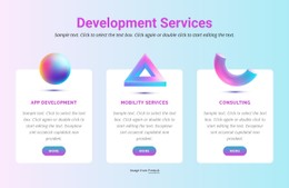 We create amazing projects CSS Template