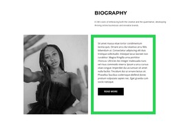 Biography HTML Templates
