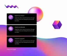 Polarizing color Website Template