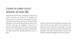 300 Text Website Templates